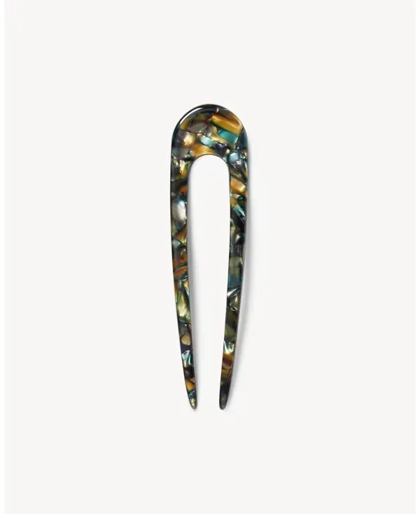 MACHETE French Hair Pin - Green Tortoise