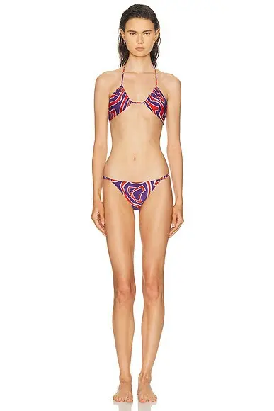 Emilio Pucci Printed Bikini Bottom