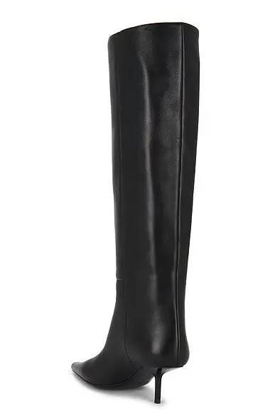 Saint Laurent Victoire Knee-high Boots - Noir