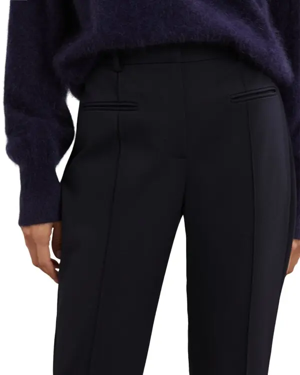 REISS Petites Norla Tapered Pants - Navy