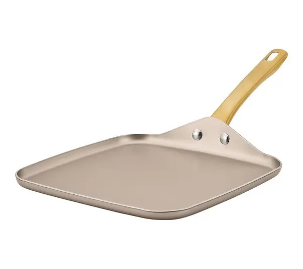 FARBERWARE Radiant Nonstick Square 11' Griddle Pan, Champagne - One-color