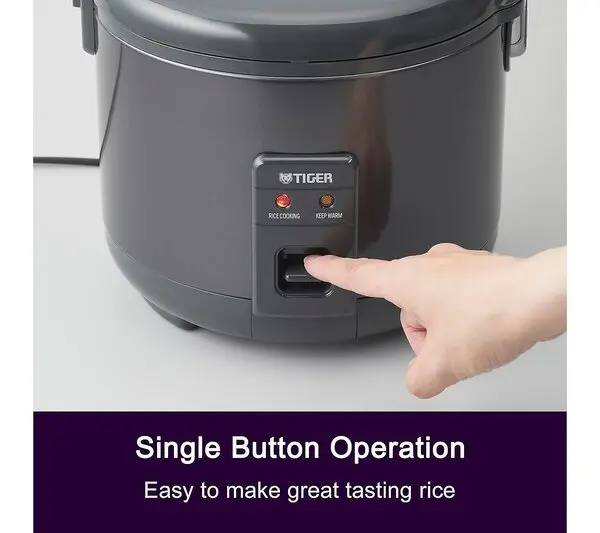 TIGER 5.5 Cup Capacity White Rice Cooker