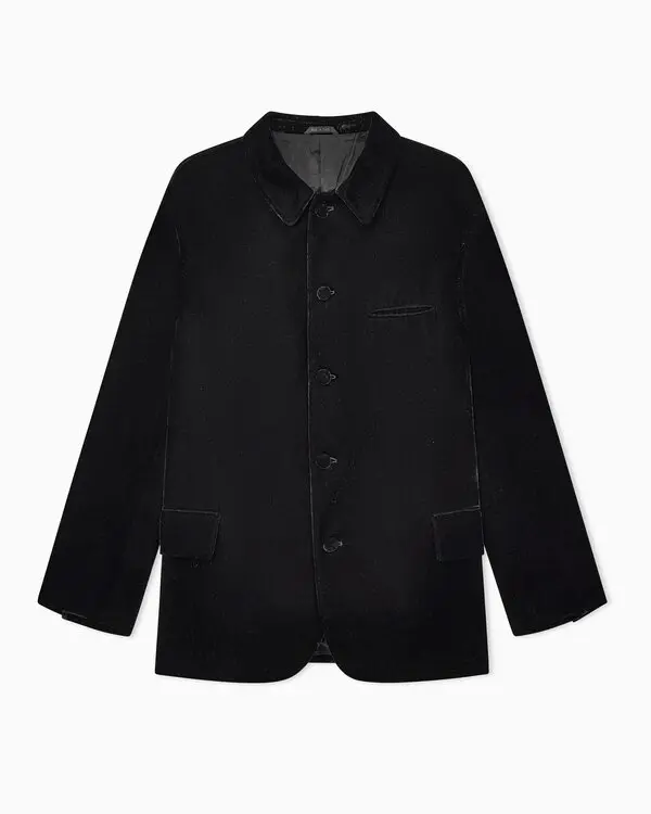 Giorgio Armani Velvet Shirt Jacket