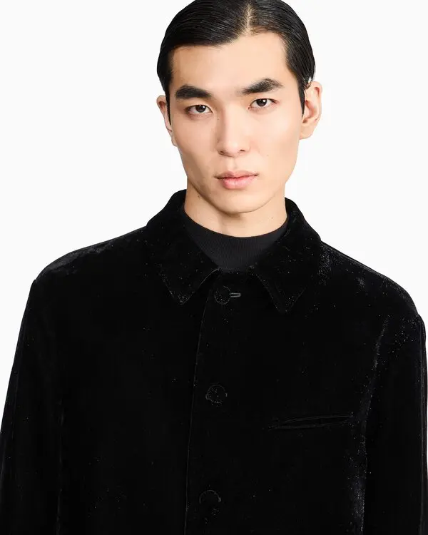 Giorgio Armani Velvet Shirt Jacket