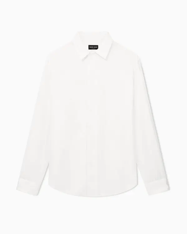 Giorgio Armani Hammered Silk Satin Shirt