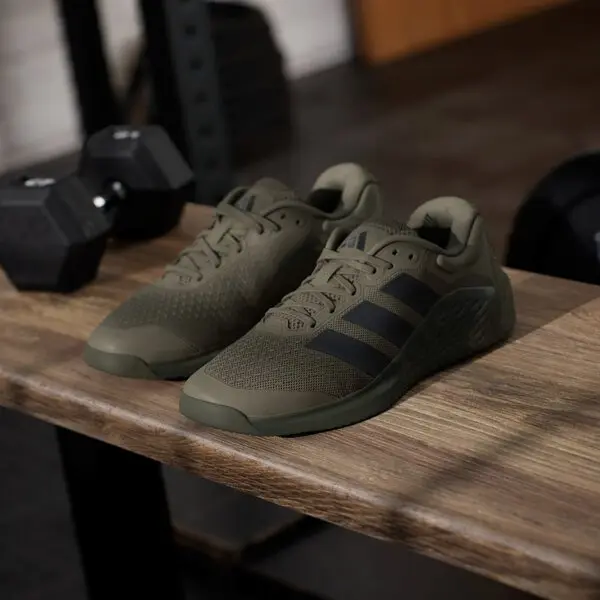 Adidas Dropset 4 Training Sneakers - Olive Strata / Core Black / Night Cargo
