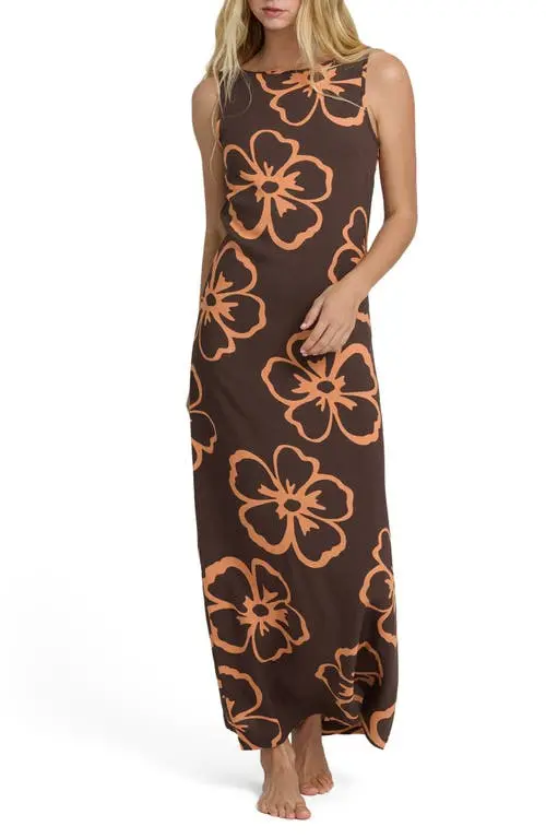 BILLABONG Sunkissed Floral Print Maxi Dress