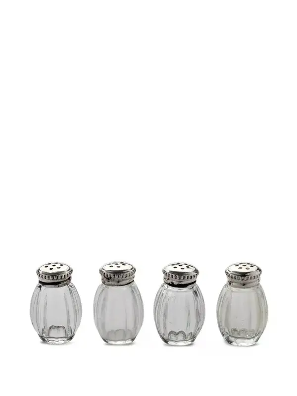 Christofle Perles Salt Shakers Set Of 4 - Silver