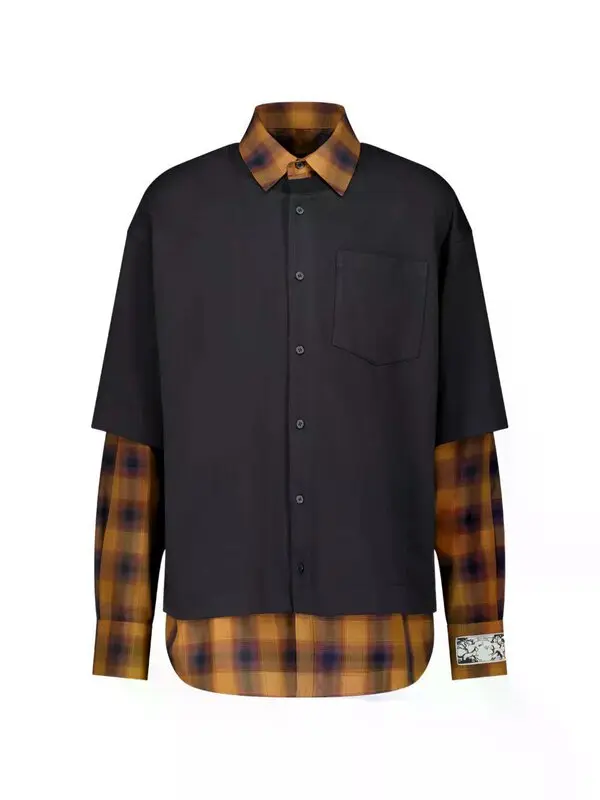 We11Done Flannel Check-pattern Shirt