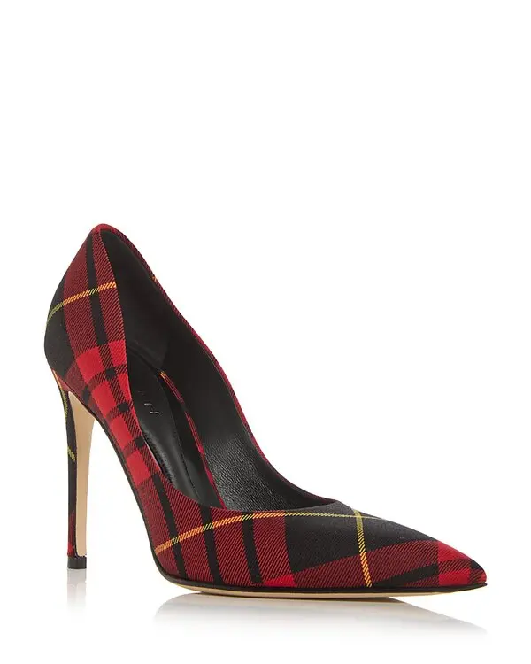 Alexander McQueen Skull Tartan Pumps