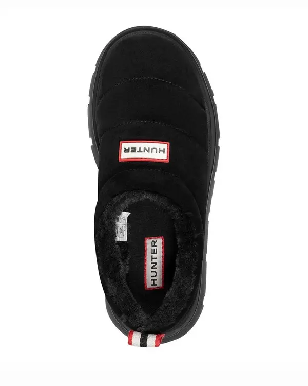 Hunter Madison Puffer Booties - Black