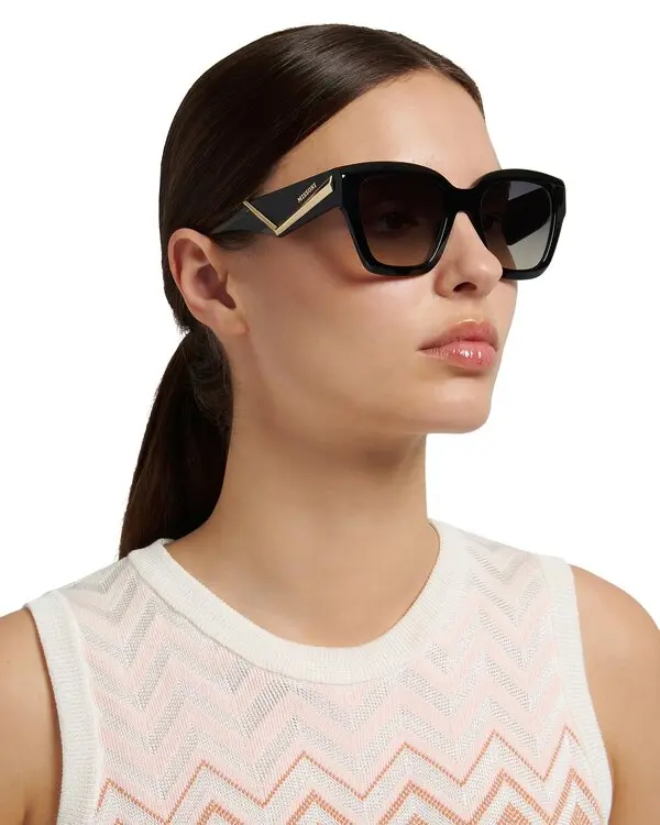 Missoni Square Sunglasses, 53mm