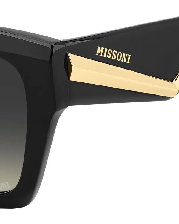 Missoni Square Sunglasses, 53mm - Black