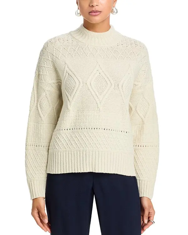 Altuzarra Buchanan Wool-blend Cable-knit Sweater