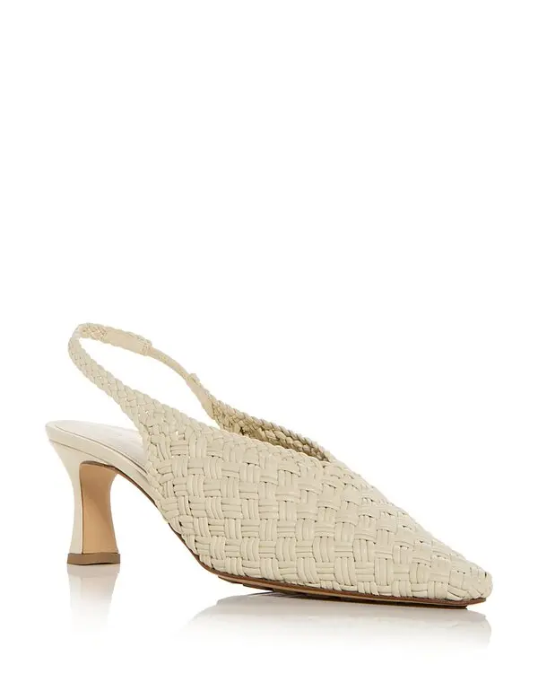 Bottega Veneta Intrecciato Slingback Pumps