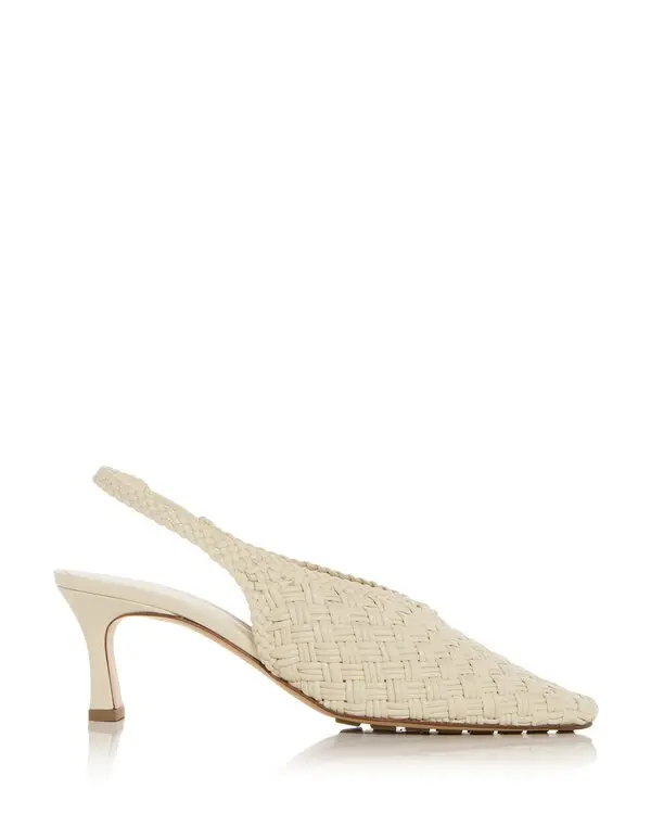 Bottega Veneta Intrecciato Slingback Pumps