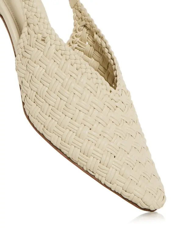 Bottega Veneta Intrecciato Slingback Pumps