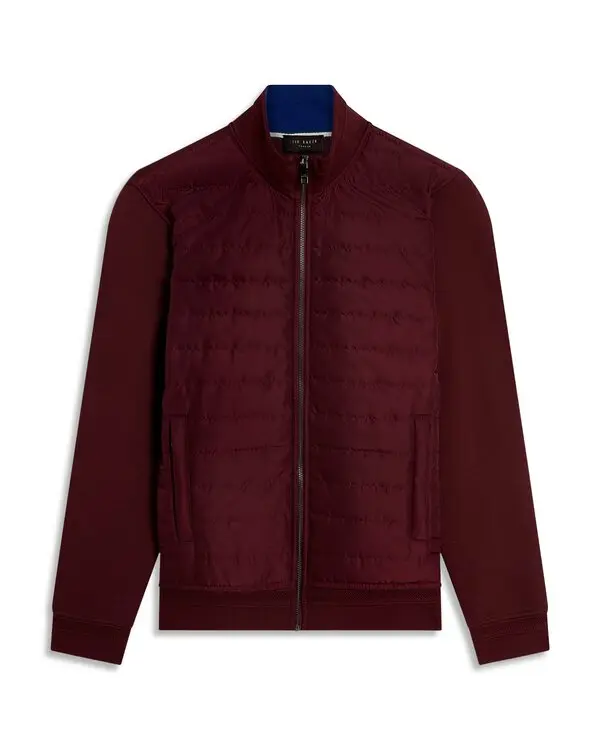 Ted Baker London Durano Quilted Jacket - Maroon