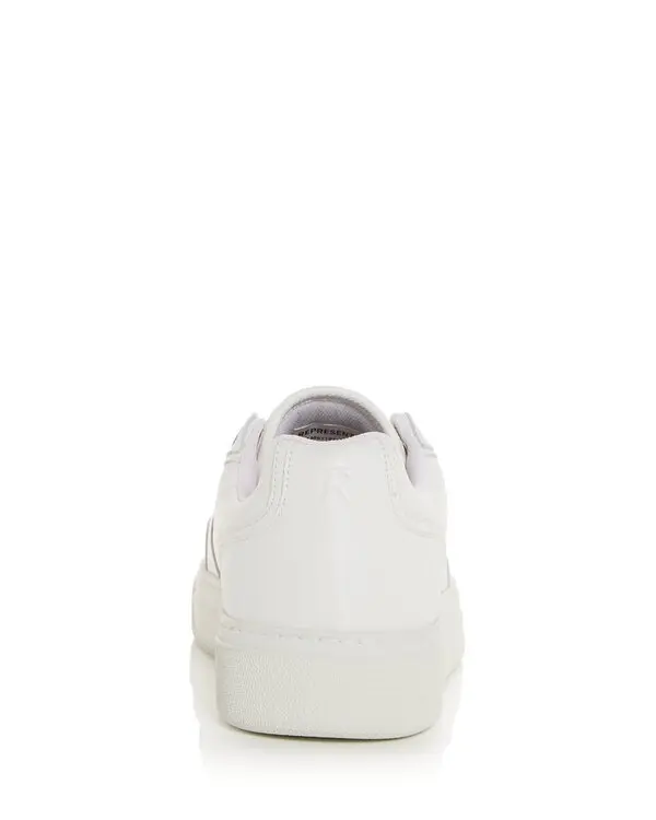REPRESENT Initial Leather Sneakers - Flat White