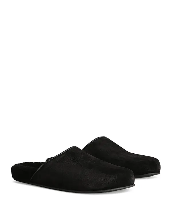 Jenni Kayne Suede Ashby Clogs - Black