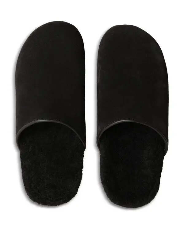 Jenni Kayne Suede Ashby Clogs - Black