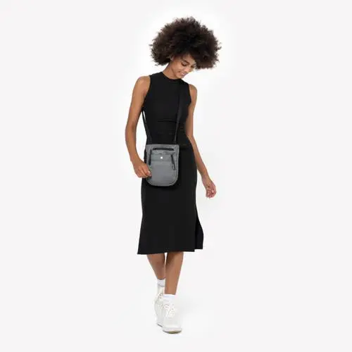 SHERPANI Prima Anti-theft Crossbody Bag - Granite