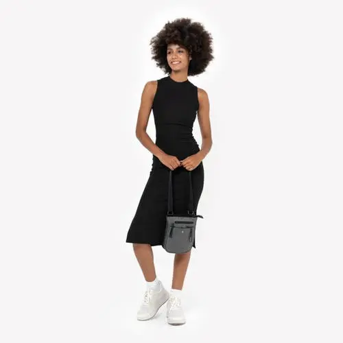 SHERPANI Prima Anti-theft Crossbody Bag - Granite