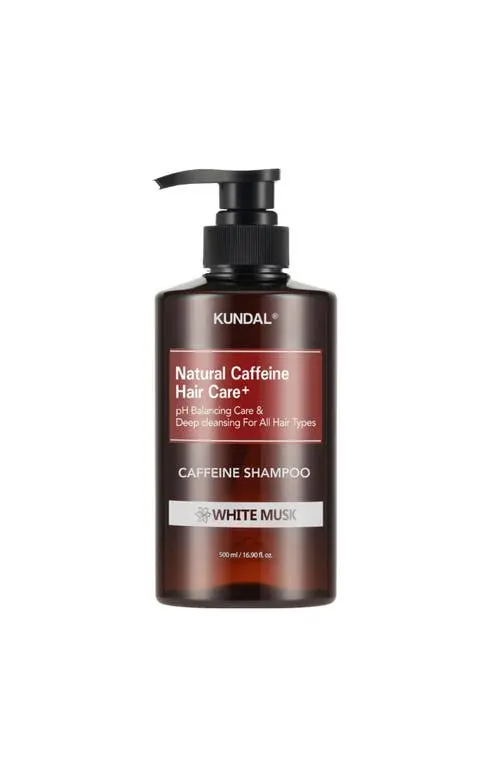 KUNDAL Caffeine Scalp Care Shampoowhite Musk - Brown