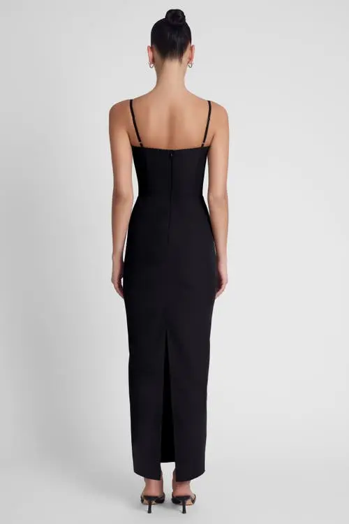 LEAU Bustier Midi Dress