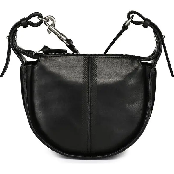 OLD TREND Dahlia Leather Crossbody - Black