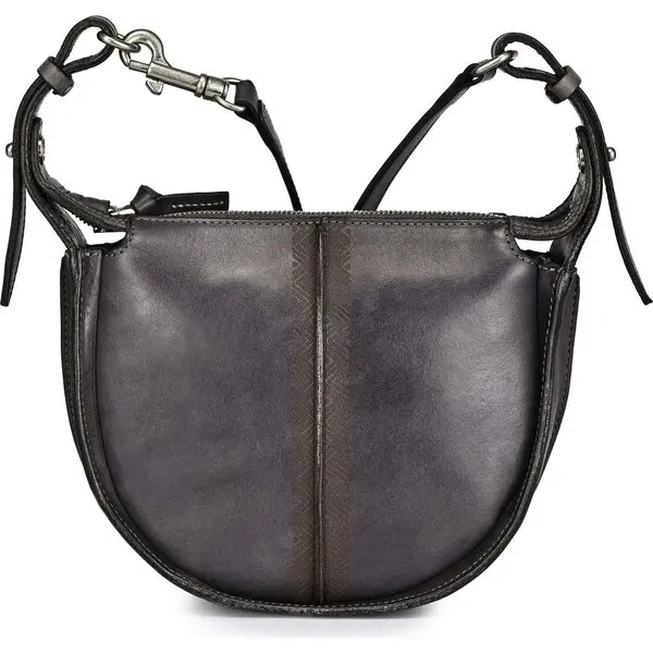 OLD TREND Dahlia Leather Crossbody - Grey