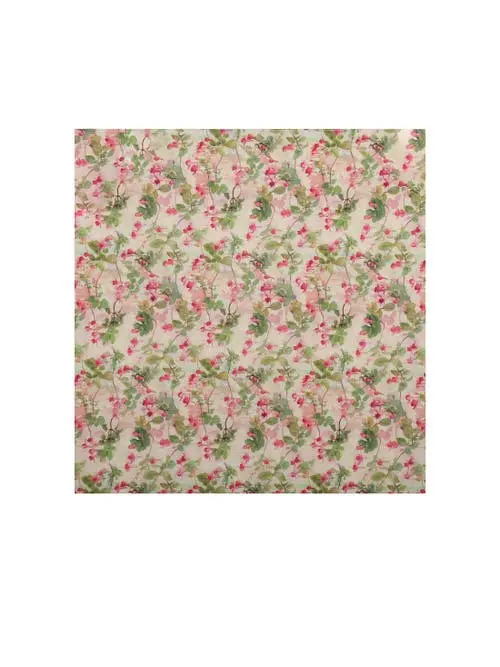 MISS CIRCLE Printed Linen Head Wrap Scarf - Beige