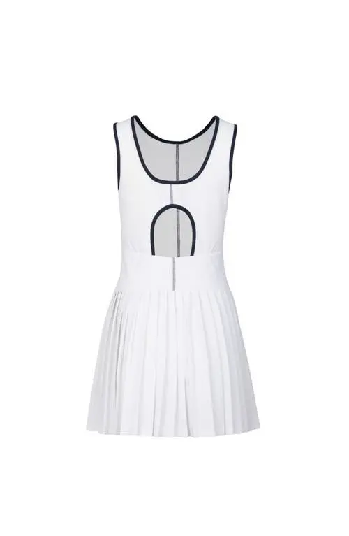 LOVE ALL TENNIS Nancy Pleated Stretch Dress