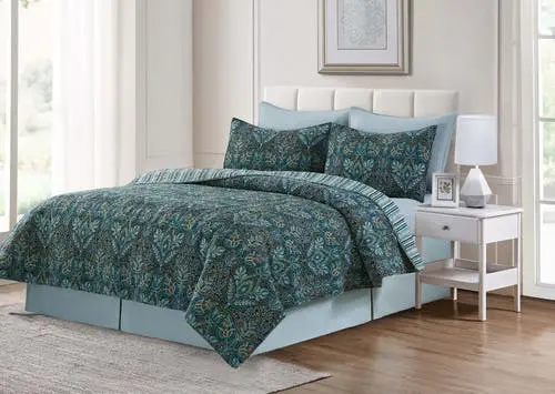 C&F HOME Bailey Blue Quilt Bedding Collection