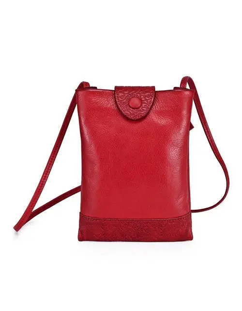OLD TREND Lily Convertible Crossbody Bag - Red
