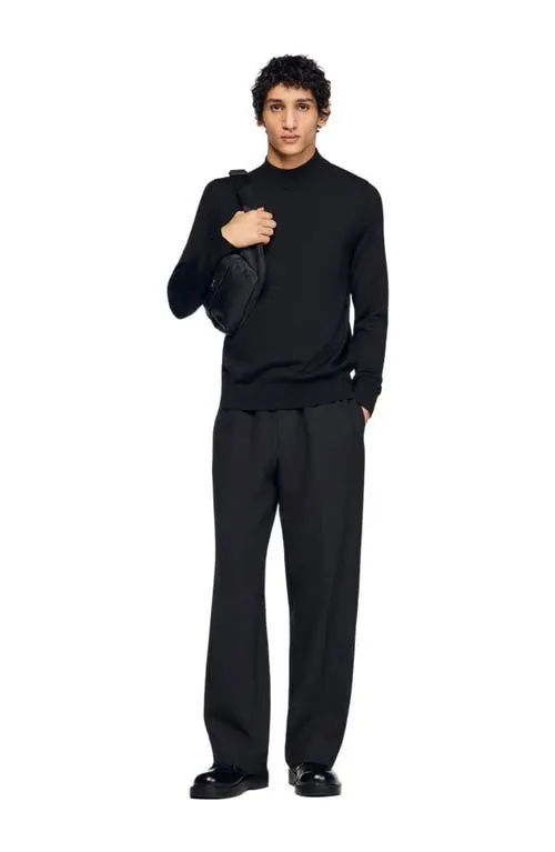 Sandro Technical Fabric Belt Bag
