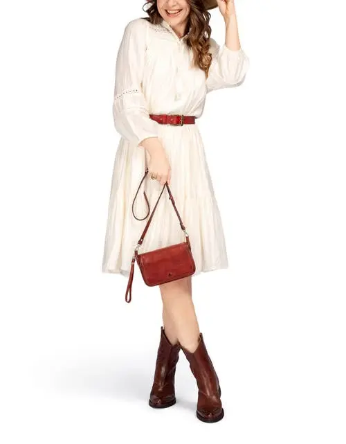 OLD TREND Genuine Leather Mini Crossbody - Brown