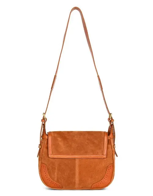 OLD TREND Camellia Structured Mailbag - Camel