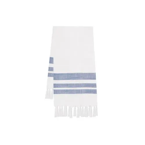 CAROL & FRANK Morgan Stripes Towel Collection - Blue