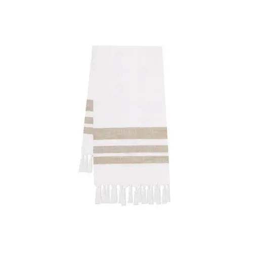 CAROL & FRANK Morgan Stripes Towel Collection - Brown