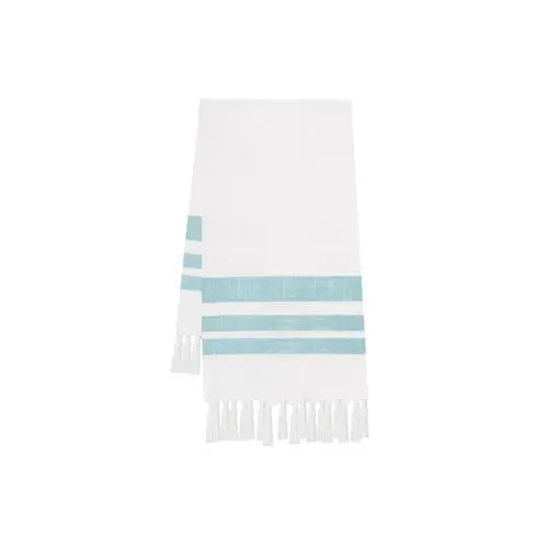 CAROL & FRANK Morgan Stripes Towel Collection - Teal