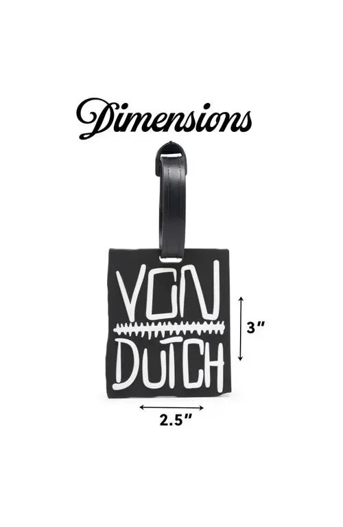 VON DUTCH 2-piece Luggage Tag Set