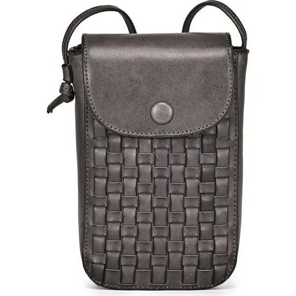 OLD TREND Lantana Genuine Leather Crossbody - Grey