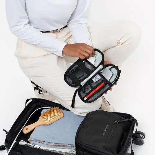 SHERPANI Mini Co-pilot Travel Cable Bag - Carbon