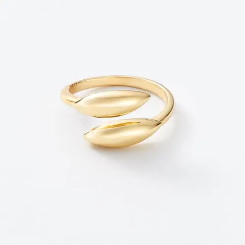 SARA PATINO Orchid Vermeil Open Ring - Gold