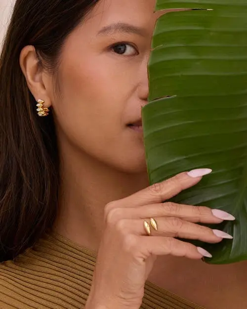 SARA PATINO Orchid Vermeil Open Ring
