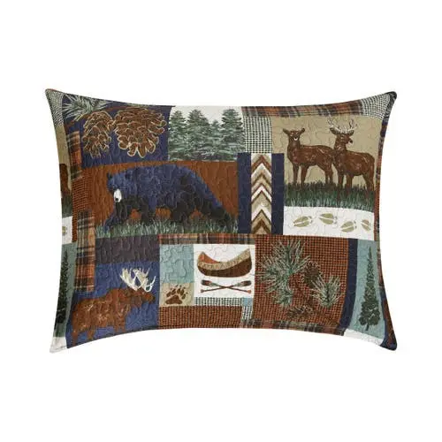 C&F HOME Rutherford Breeze Rustic Lodge Cotton Quilt Reversible And Machine Washable
