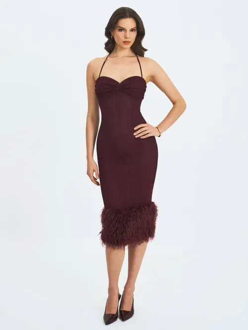 brown figure skating dress St John Couture 2000s Red Fox Fur Trim Boucle Three-Piece Suit –  Featherstone Vintage