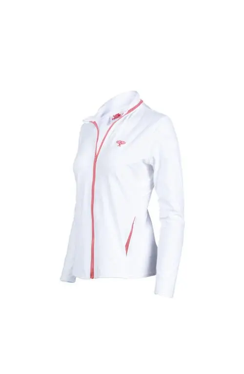 LOVE ALL TENNIS Gabriela Full Zip Jacket - Green