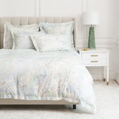 ELISABETH YORK Marble Sea Glass Duvet Cover Collection